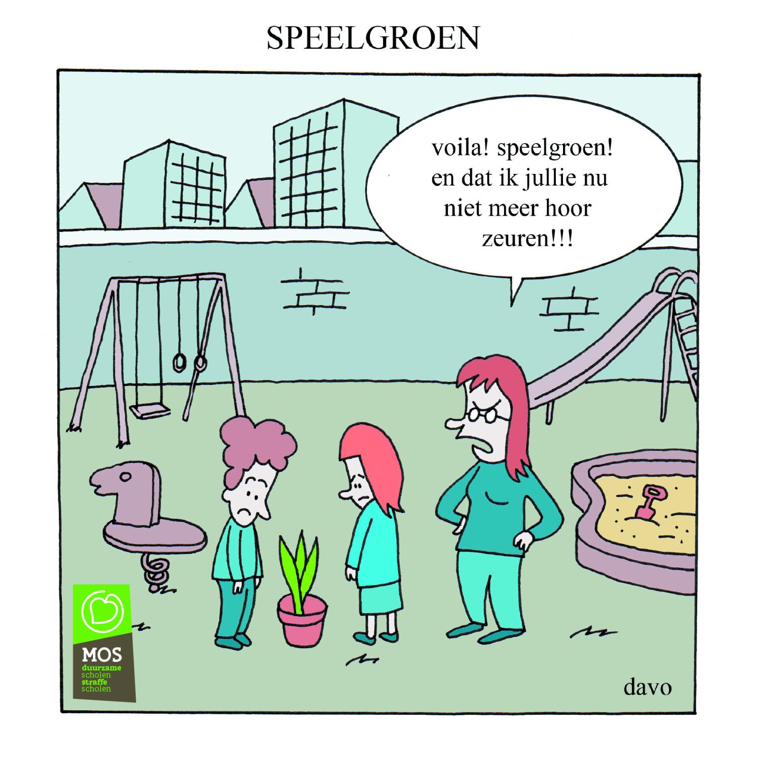 MOS-cartoons over vergroening | MOS